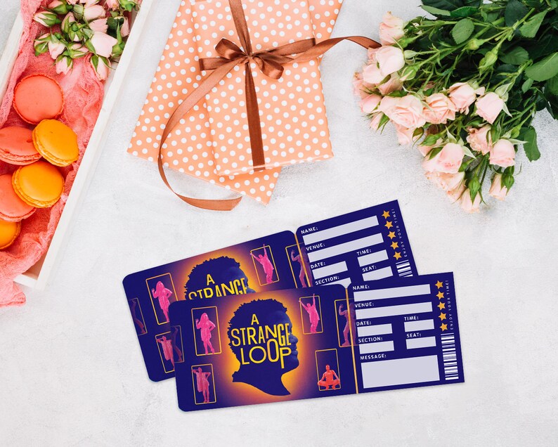 Printable A Strange Loop Broadway Surprise Ticket︱musical Theatre ...