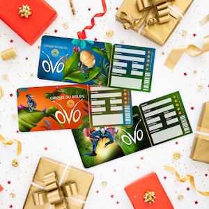 Printable Cirque Du Soleil OVO Show Ticket︱surprise Gift Reveal Ticket ...