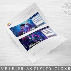 Digital Kids VIRTUAL REALITY Surprise Gift Ticket, VR Game Reveal ...
