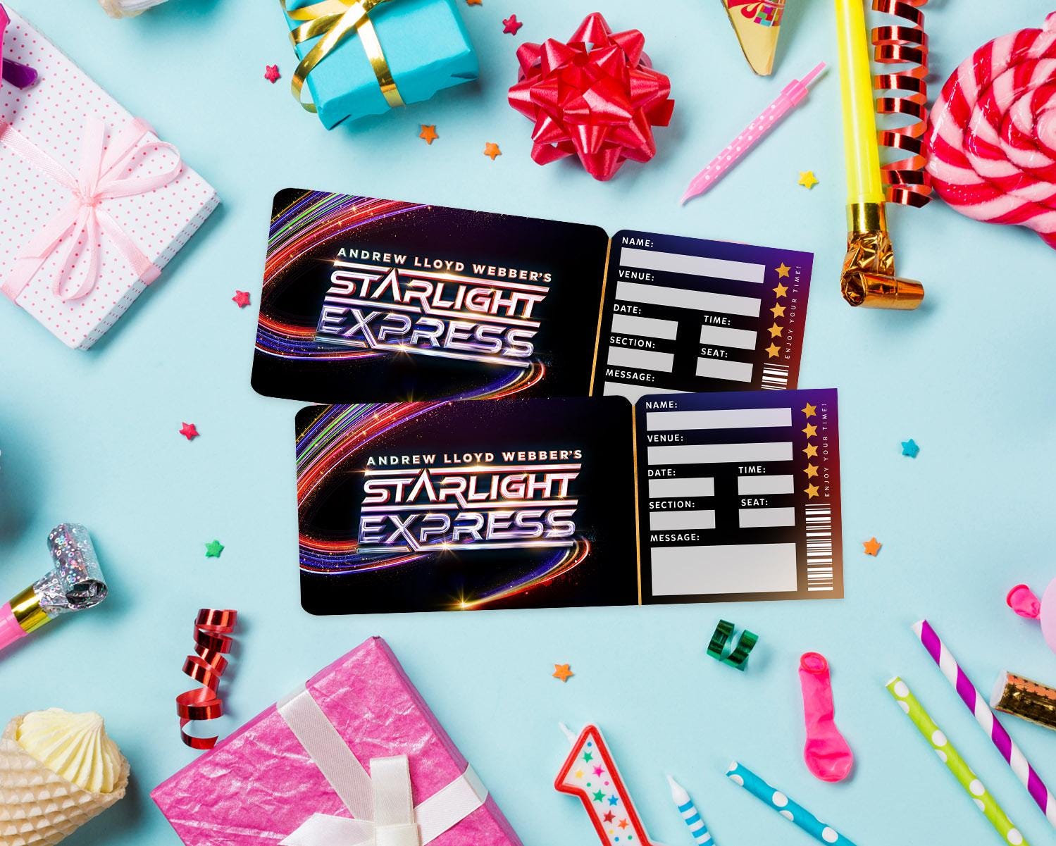 Printable Starlight Express Broadway Surprise Ticket︱musical Theatre ...