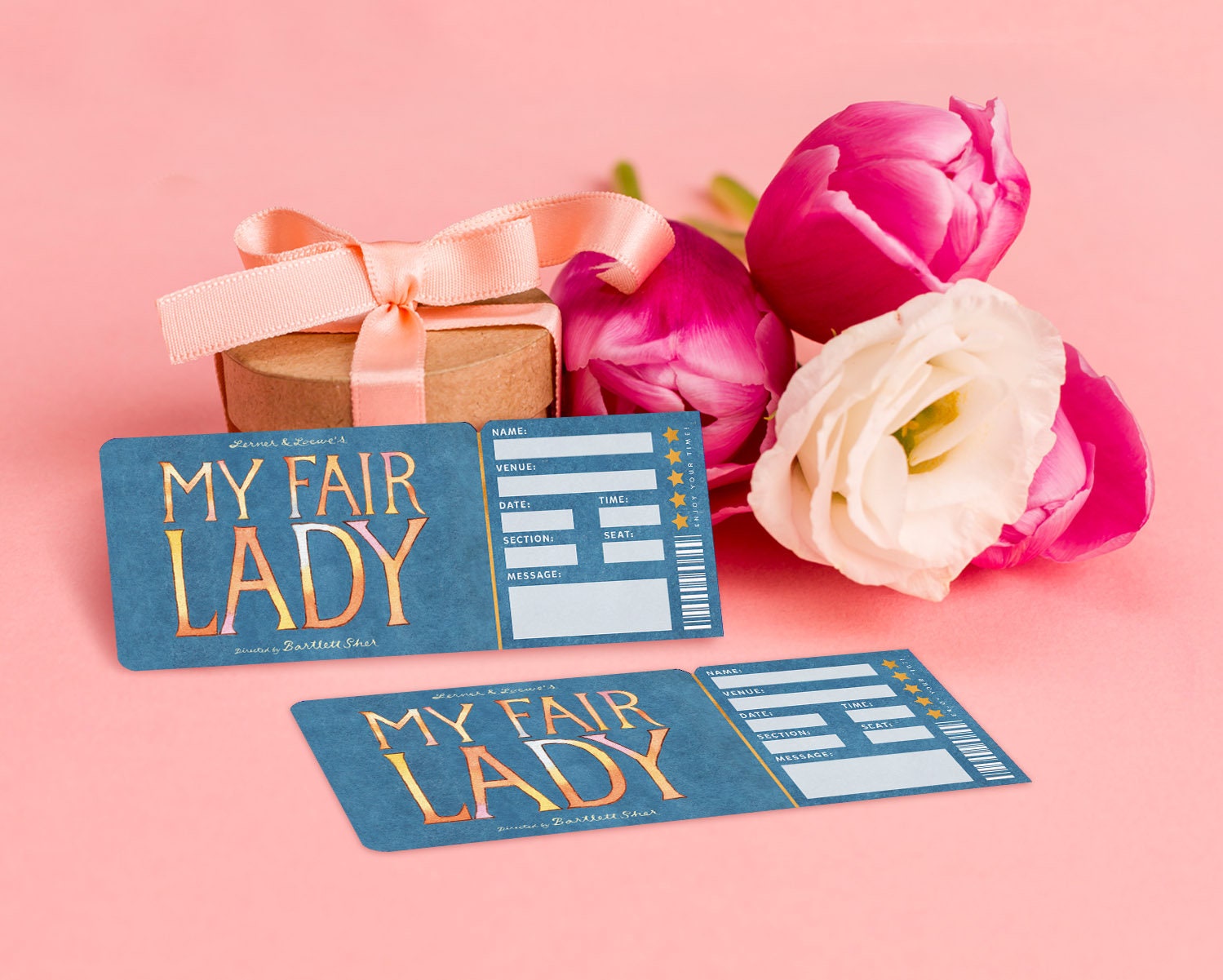 Printable My Fair Lady Broadway Surprise Ticket, My Fair Lady the ...