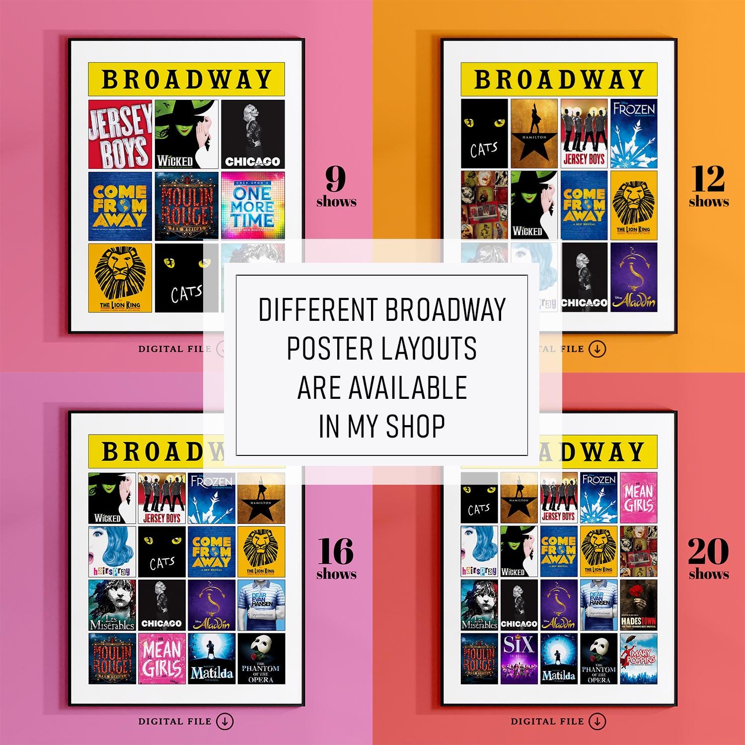 Personalized Little Mermaid Musical Poster, Broadway Musical Tribute ...