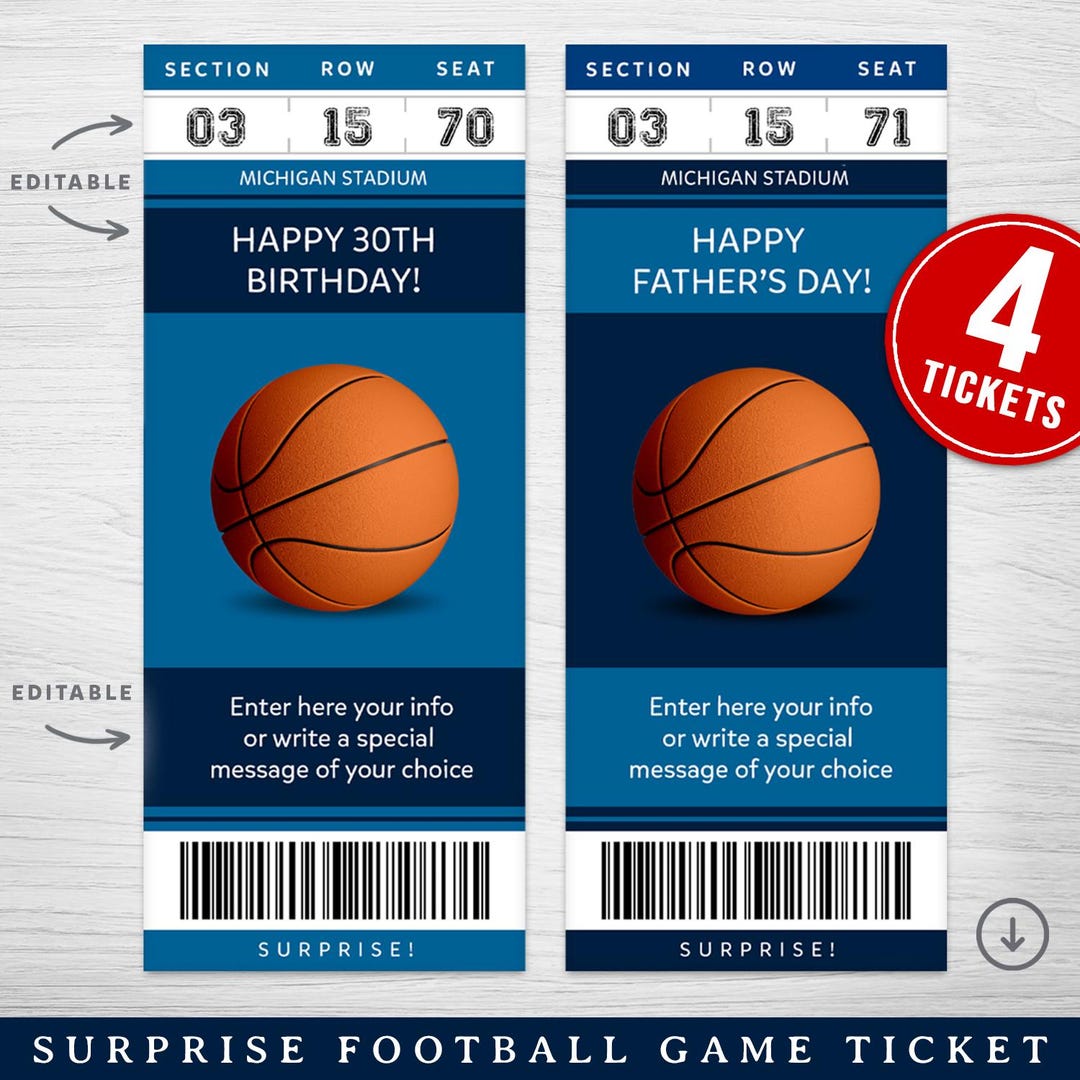 Digital Minnesota Colors Surprise Ticket Gift, Fake Minnesota Game ...