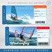 Printable Windsurfing Surprise Ticket︱windsurfing Lessons Gift Voucher ...
