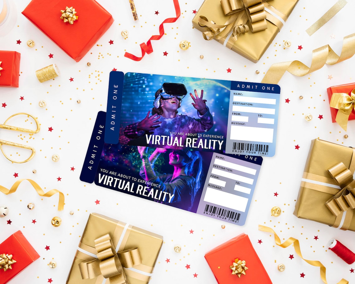 Digital Kids VIRTUAL REALITY Surprise Gift Ticket, VR Game Reveal ...