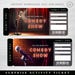 Comedy Show Ticket Template, Custom Comedy Club Gift, DIY Stand up ...