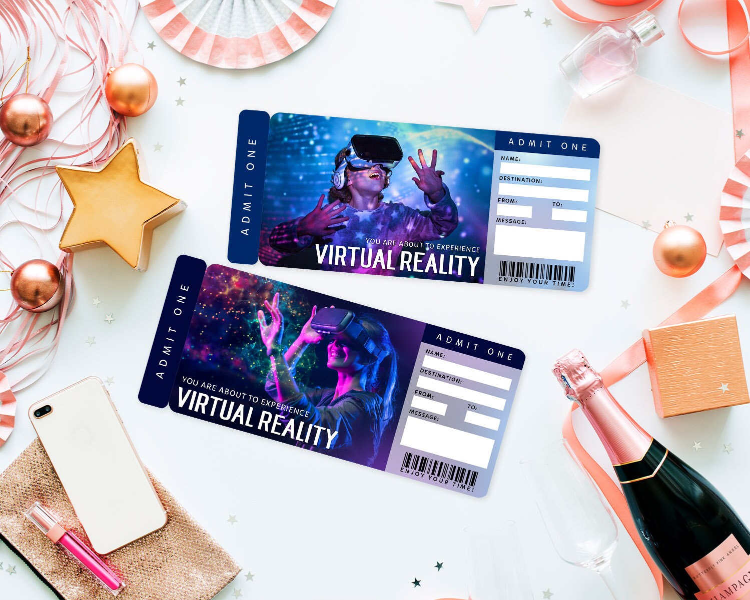 Digital Kids VIRTUAL REALITY Surprise Gift Ticket, VR Game Reveal ...