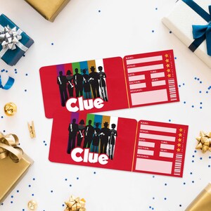 Printable Clue Broadway Surprise Ticket︱musical Theatre Ticket︱event ...