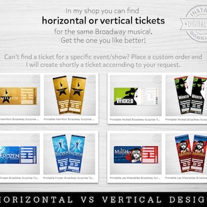 Printable Ain't Too Proud Broadway Surprise Ticket︱musical Theatre ...