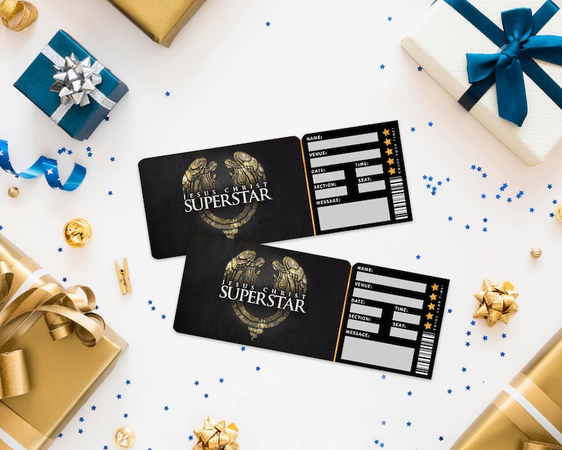 Printable Jesus Christ Superstar Broadway Surprise Ticket, Musical ...