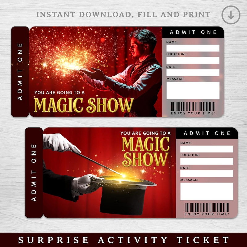 Magic Show - Etsy