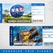 Printable Kennedy Space Center Surprise Trip Ticket, NASA Space Ticket ...