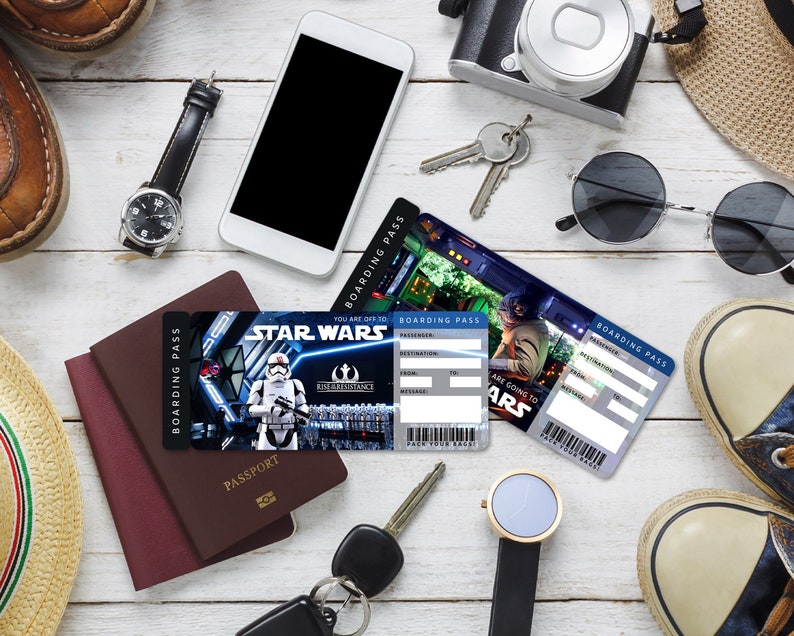 Digital SPACE WARS Rise of the Resistance Surprise Trip Gift Ticket ...
