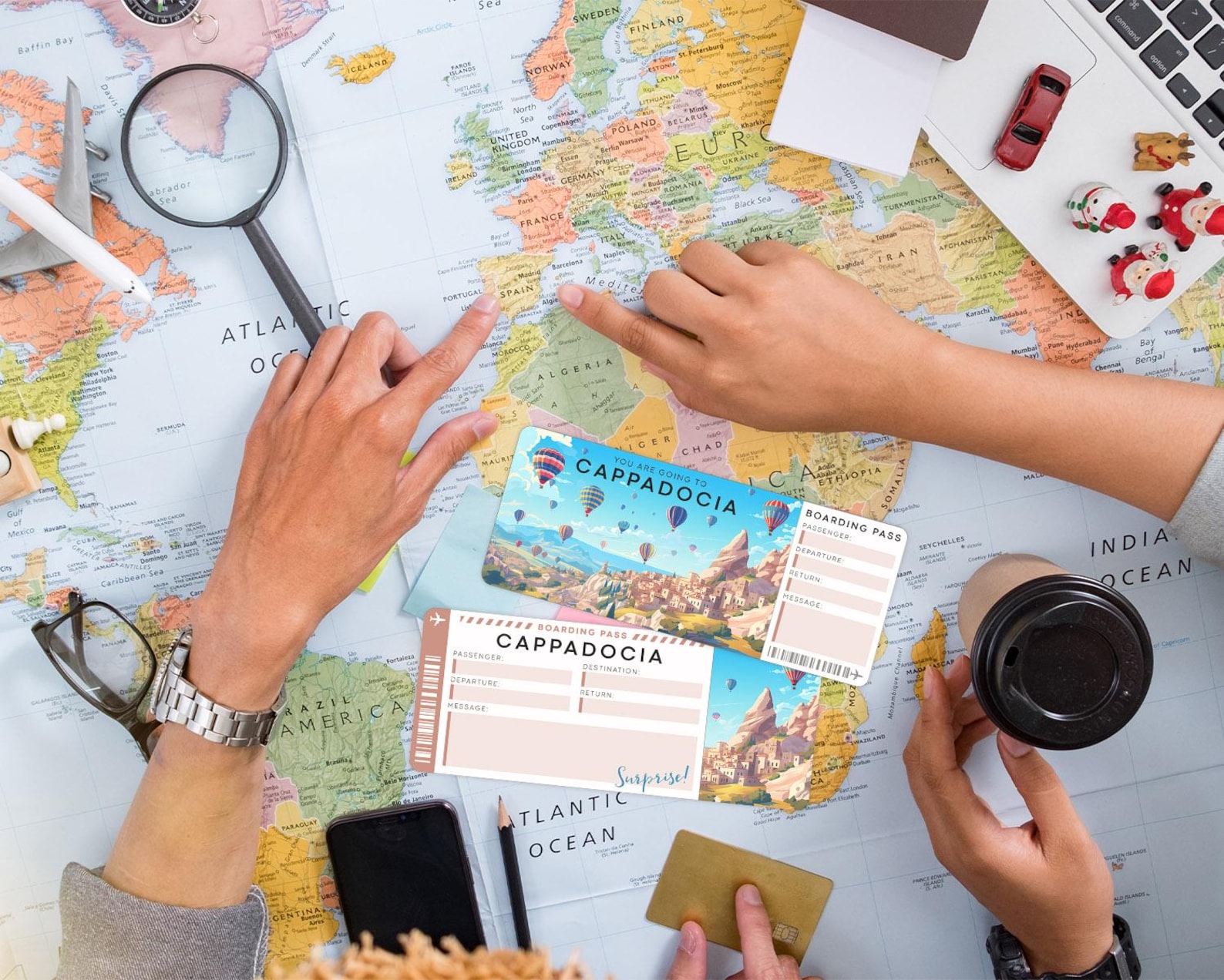 Digital CAPPADOCIA Trip Surprise Gift Ticket︱turkey Boarding Pass ...