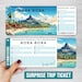 Digital BORA BORA Surprise Trip Gift Ticket, Vacation Printable ...