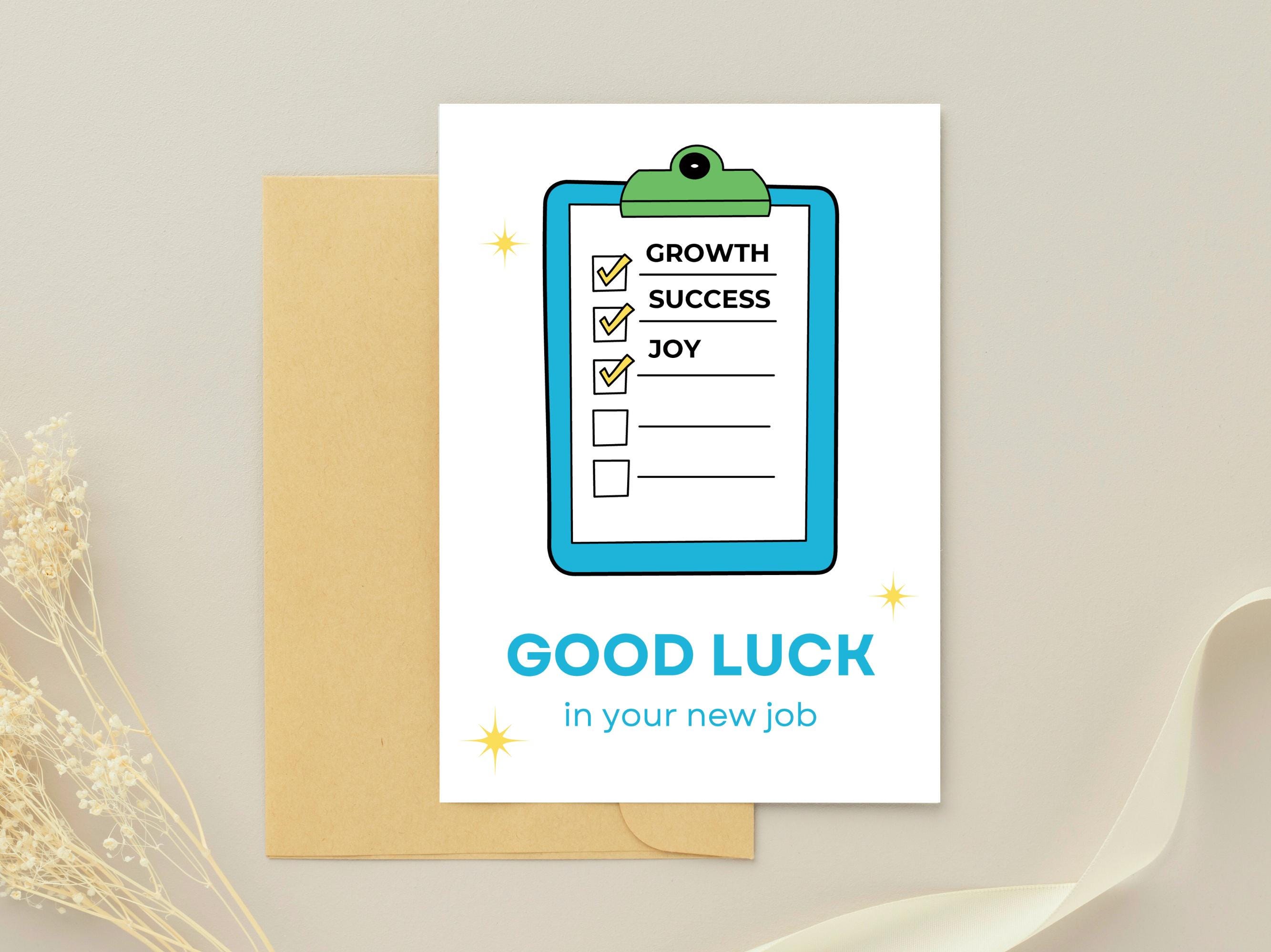 New Job Good Luck Card, Congratulations on Your Promotion, Colleague ...