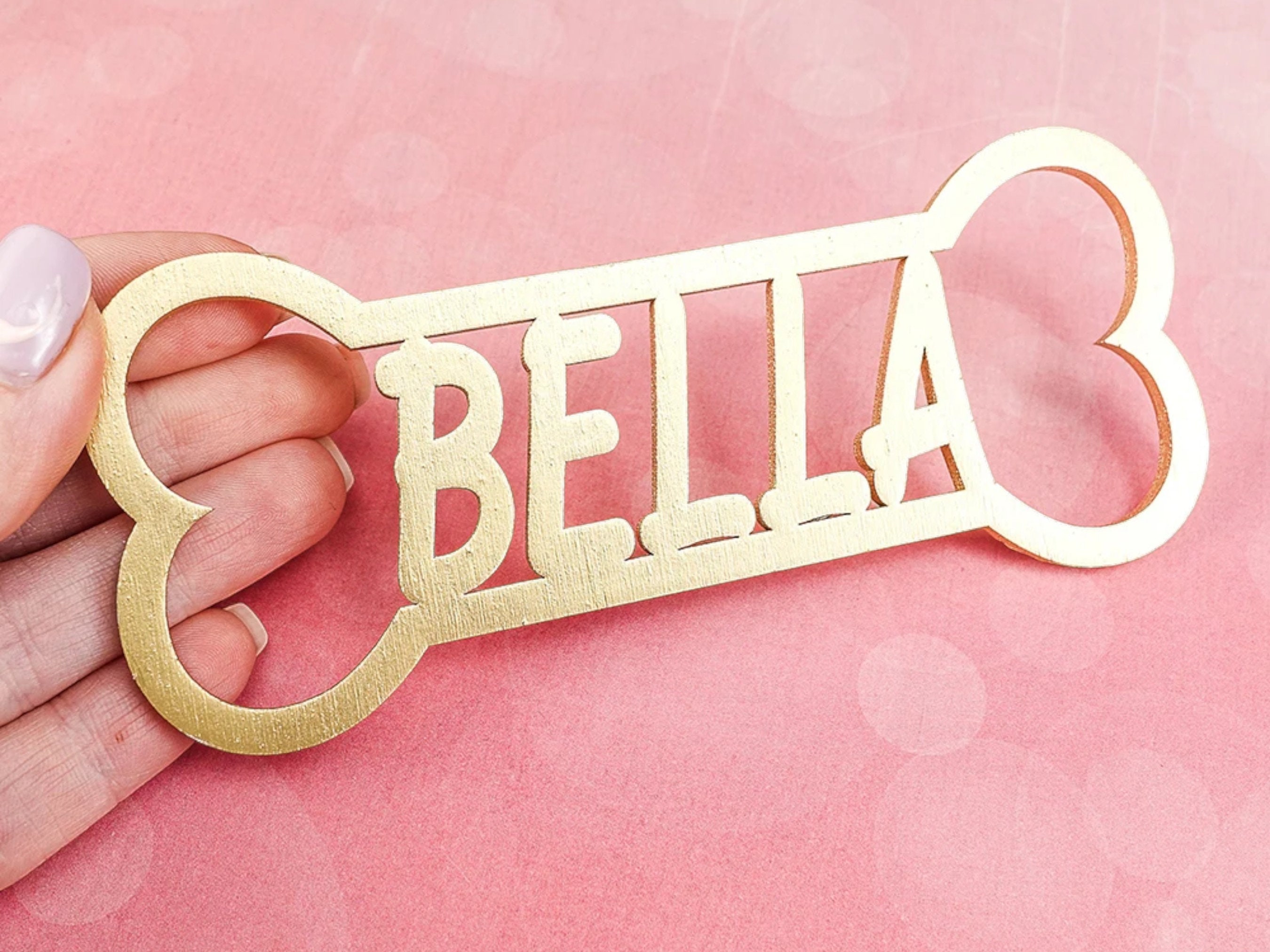 Custom Wooden Dog Bone Name Sign - Personalized Pet Name Plaque for ...