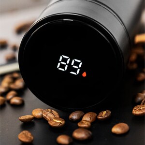 Personalized Digital Temperature Display Thermos With Name and Date ...