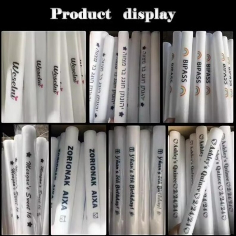 Bulk RGB LED Glow Foam Sticks | Party Light Tubes for Birthday, Wedding ...