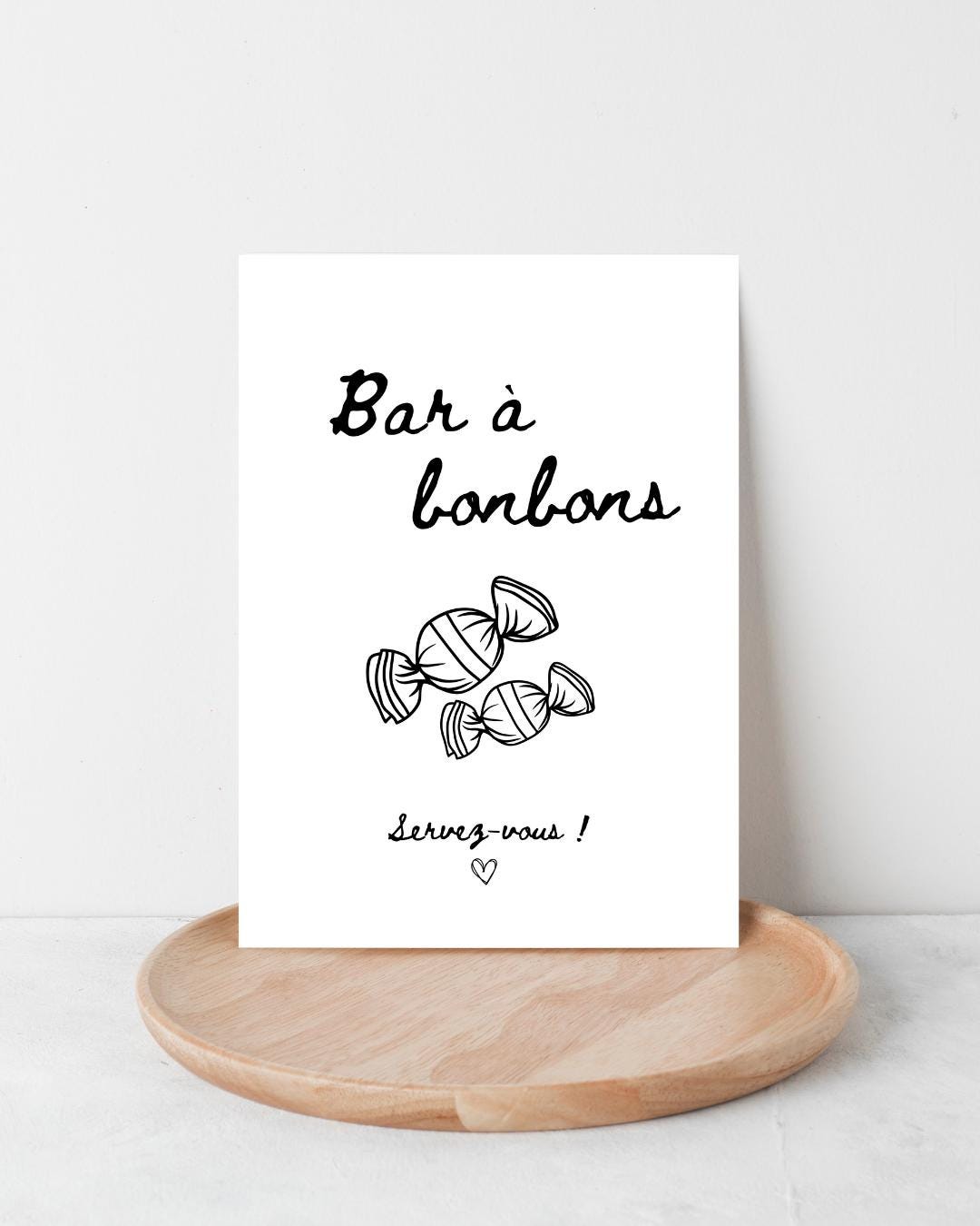 Printable "candy Bar" Poster - Etsy