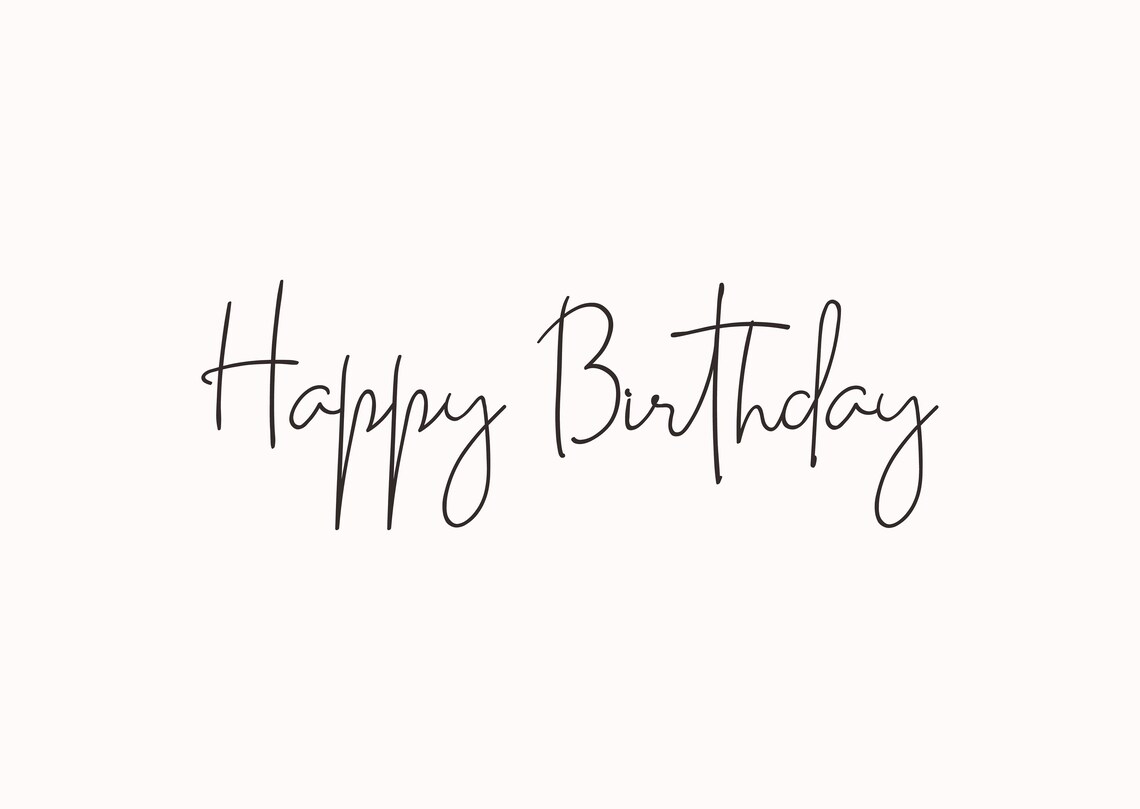 Digital Happy Birthday Card - Etsy