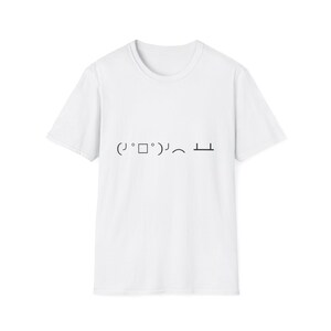 ASCII Table Flip Unisex T-shirt, Funny Tee Shirt Gift, Sarcastic ...