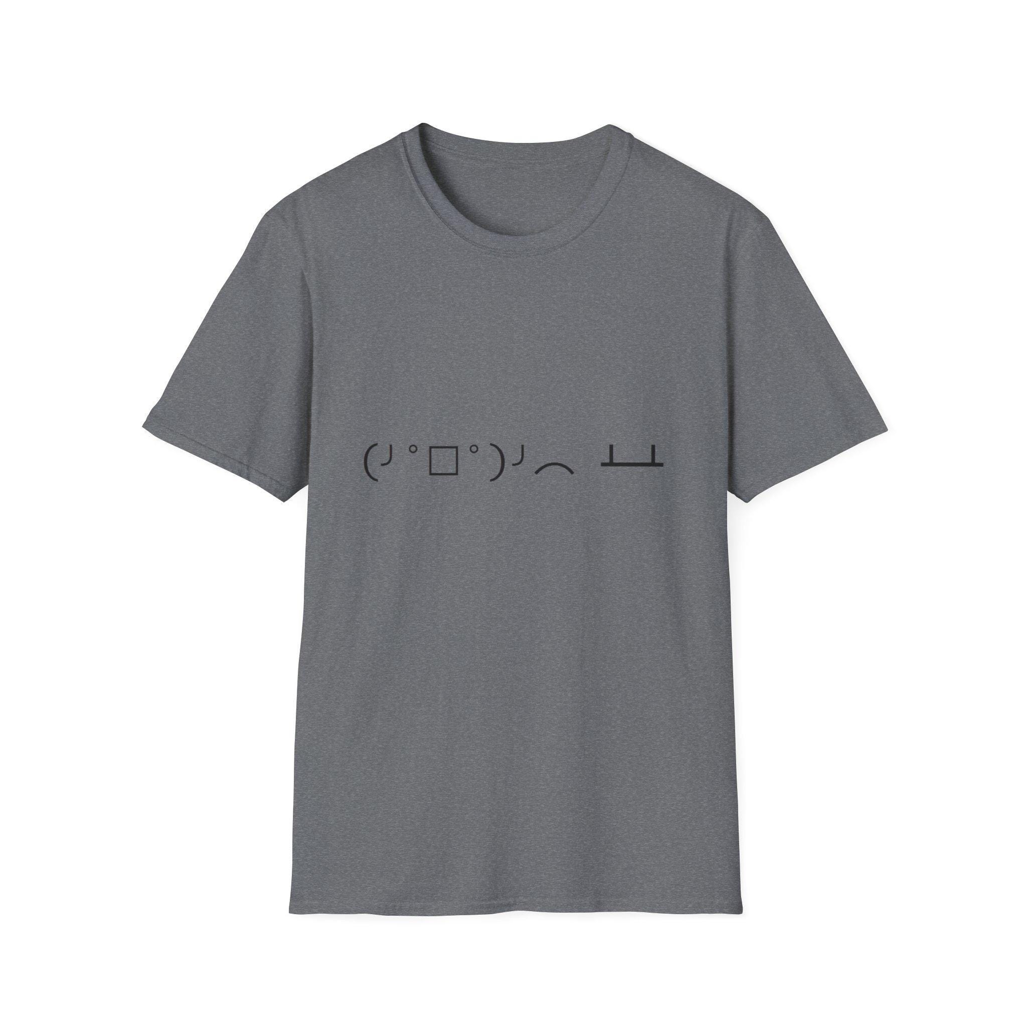 ASCII Table Flip Unisex T-shirt, Funny Tee Shirt Gift, Sarcastic ...