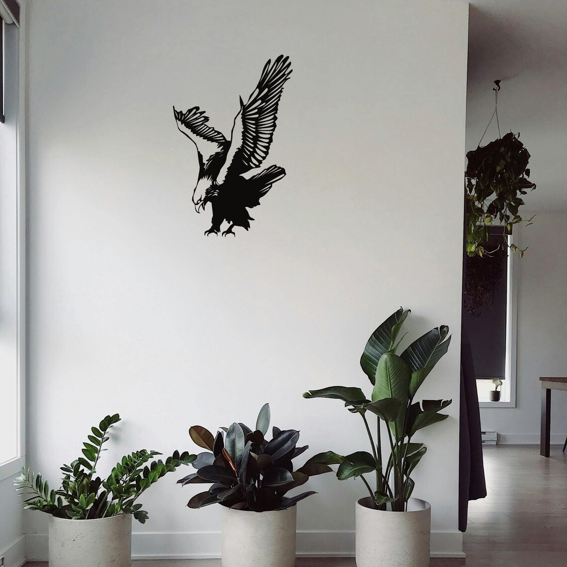 Bald Eagle Metal Art for Wall Hanging Home or Garage Décor – Whole Bird ...