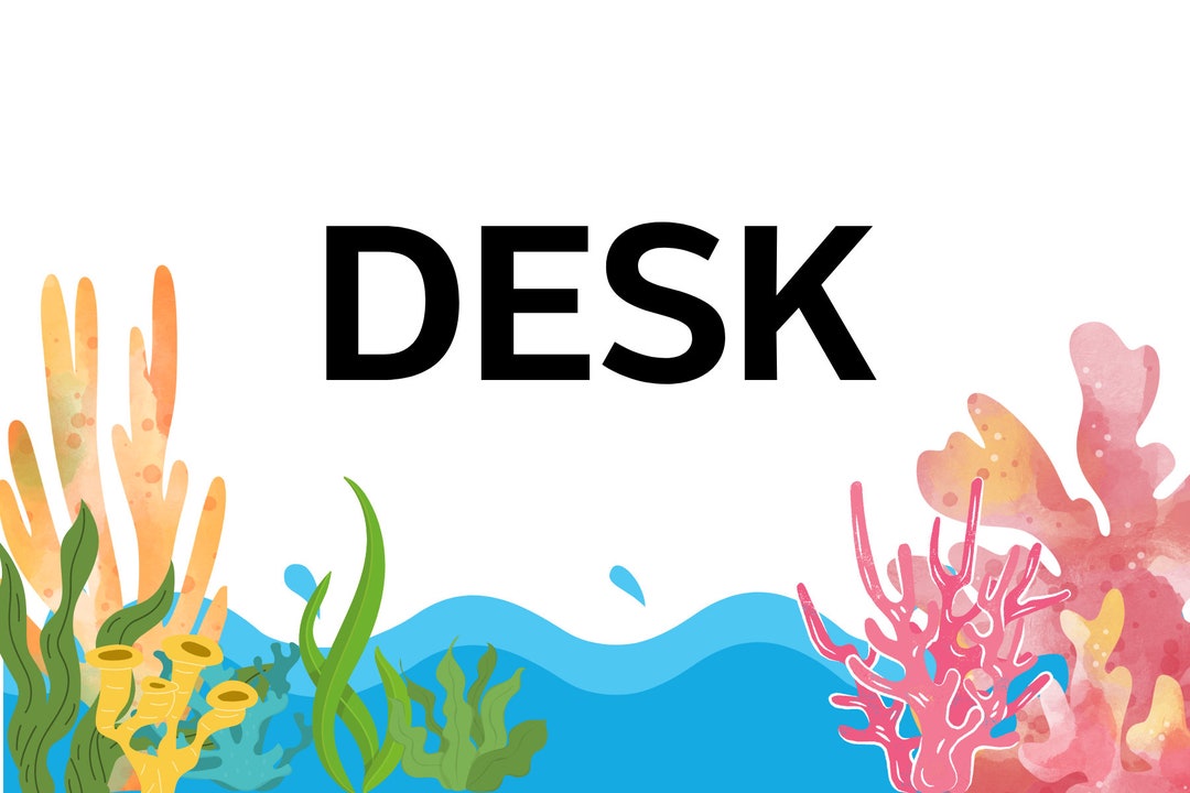 Classroom Labels Ocean / Underwater Theme - Etsy