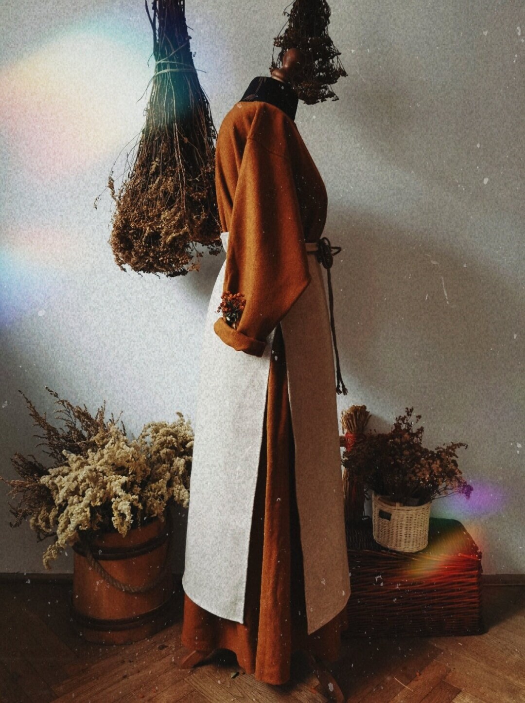 Handsewn Set of Woolen Medieval Aprons Paska Viking Slavic Kyivan Rus - Etsy