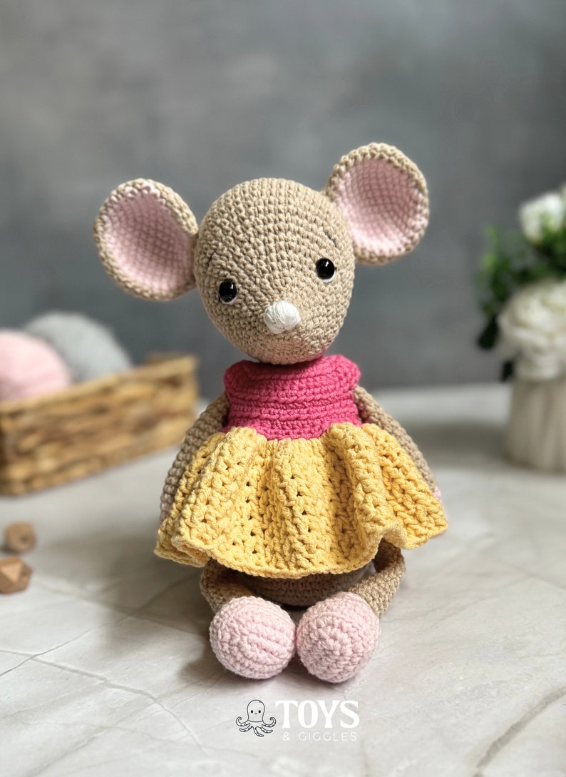 PDF Lilly & Otto the Mouse Family/crochet Pattern in English/digital ...