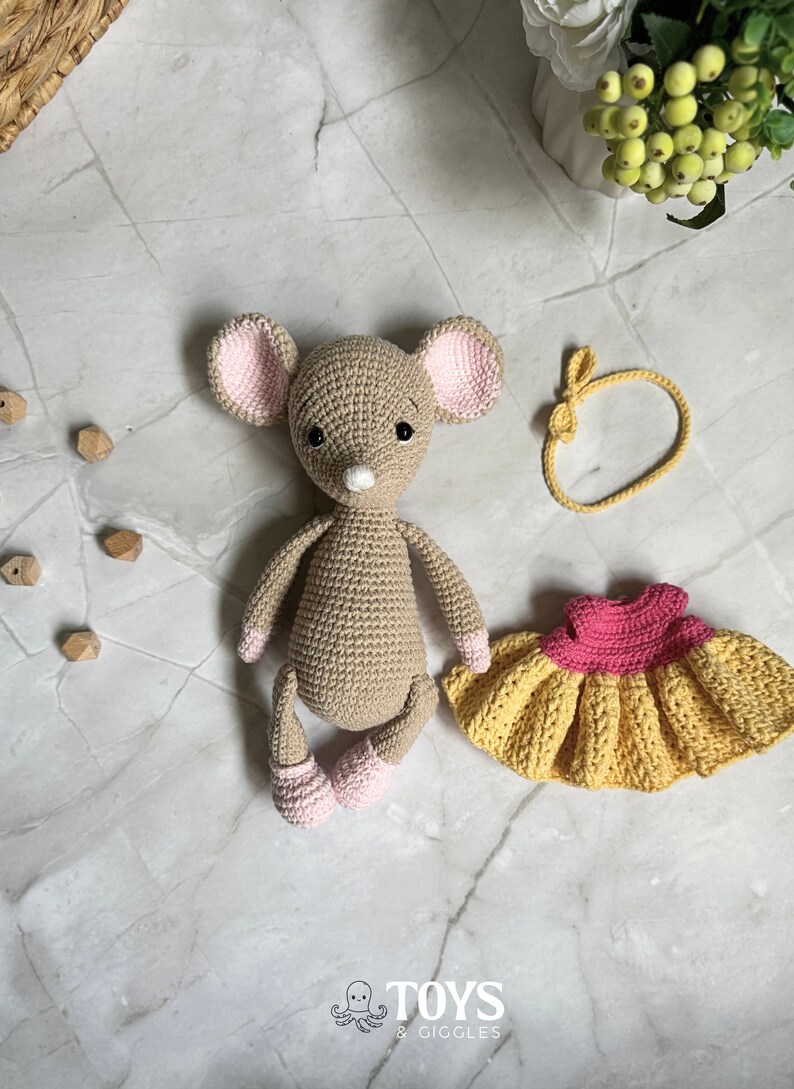 PDF Lilly & Otto the Mouse Family/crochet Pattern in English/digital ...