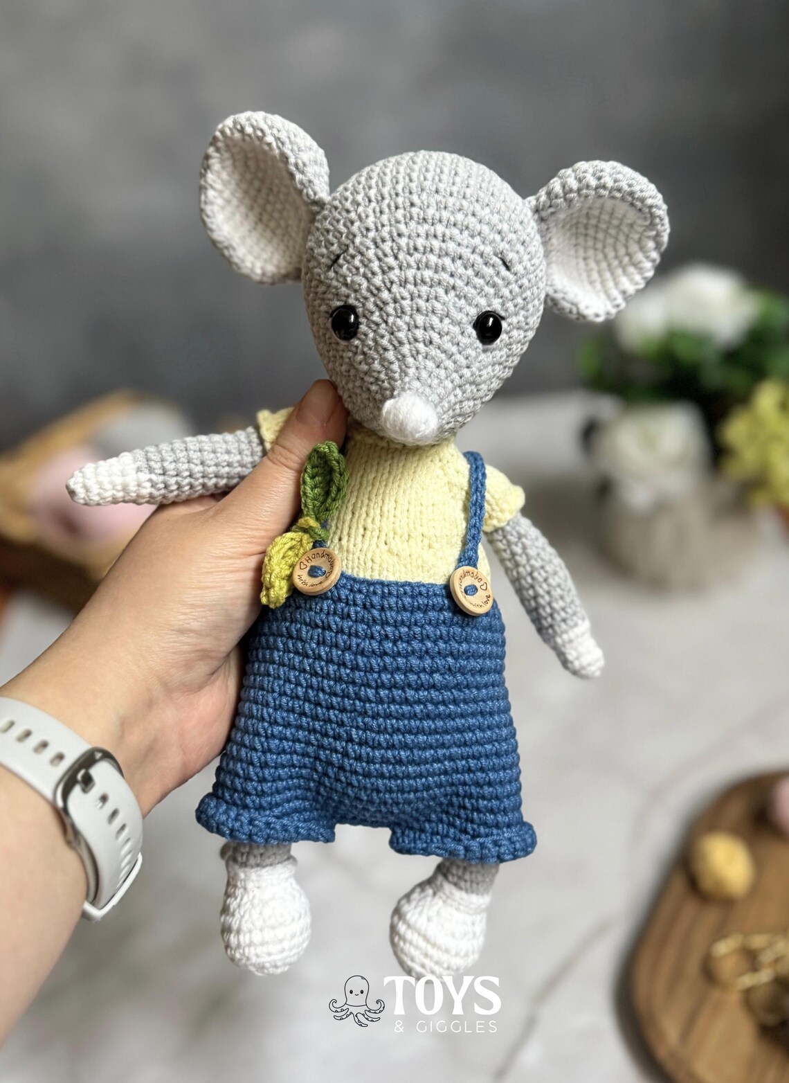 Otto the Mouse Crochet Pattern – Amigurumi Toy PDF (english Digital ...