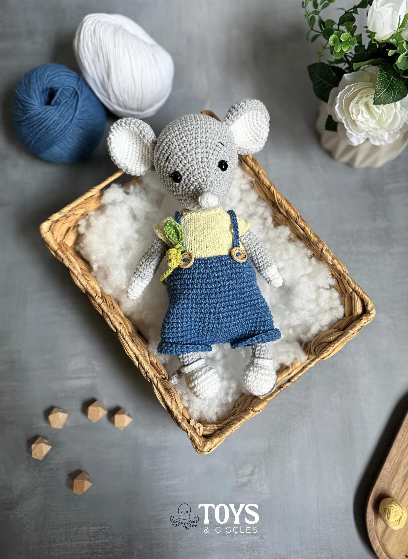 Otto the Mouse Crochet Pattern – Amigurumi Toy PDF (english Digital ...