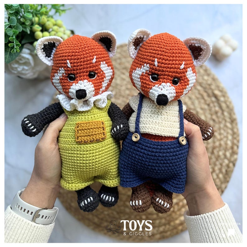 PDF Crochet Pattern: Kai the Red Panda – Digital Download (english ...