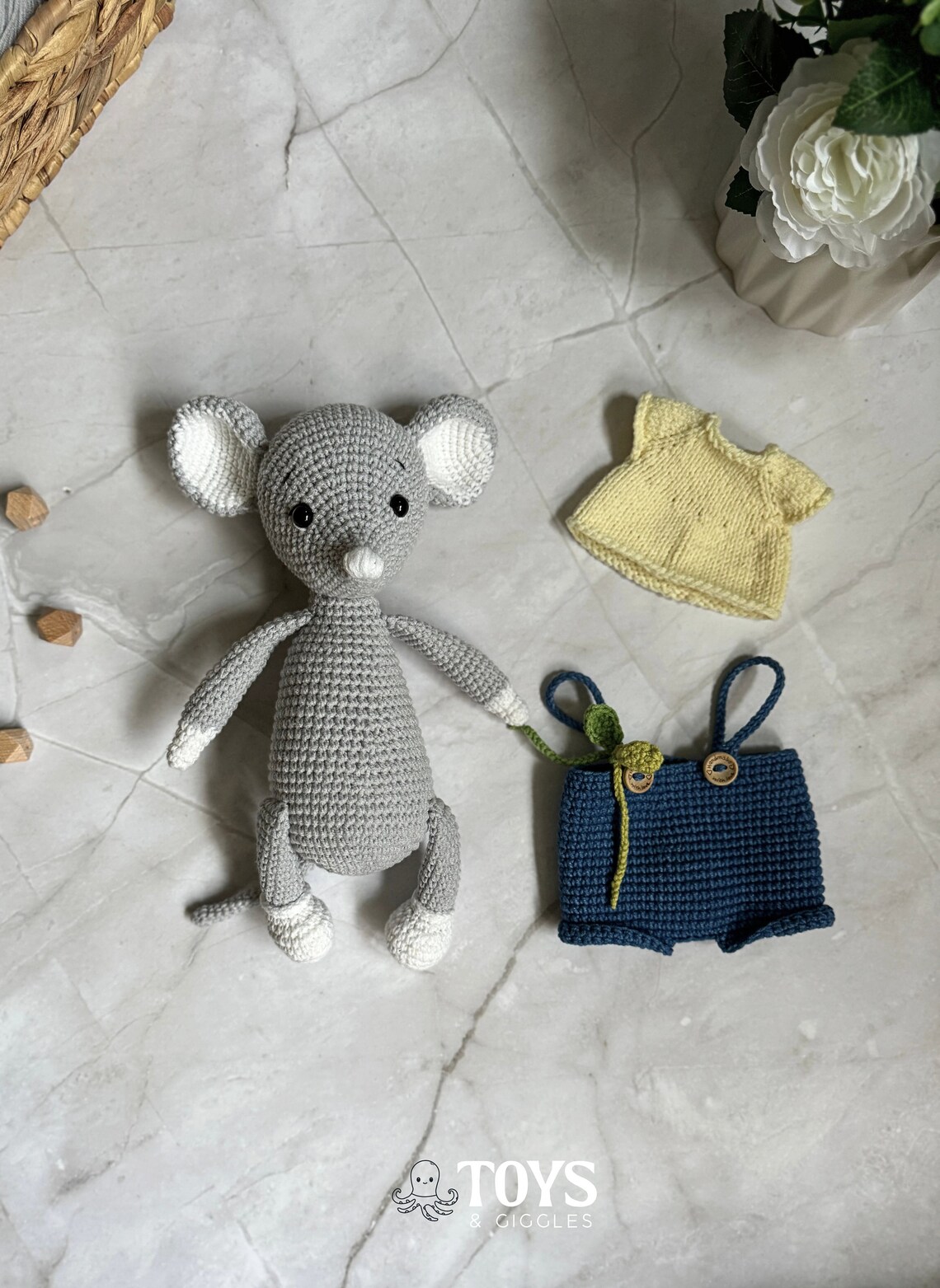 PDF Lilly & Otto the Mouse Family/crochet Pattern in English/digital ...