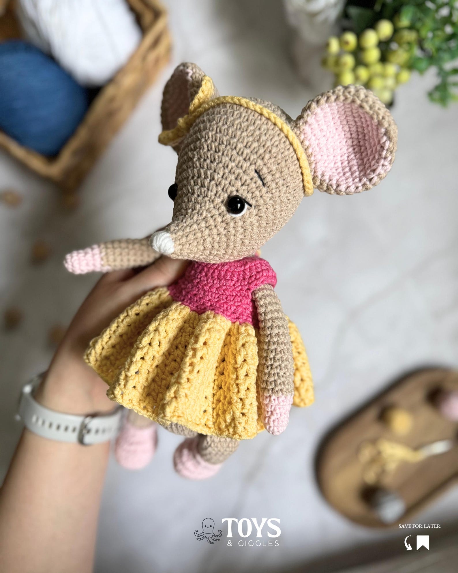 Lilly the Mouse Crochet Pattern – Amigurumi Toy PDF (english Digital ...