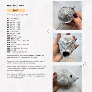 Otto the Mouse Crochet Pattern – Amigurumi Toy PDF (english Digital ...