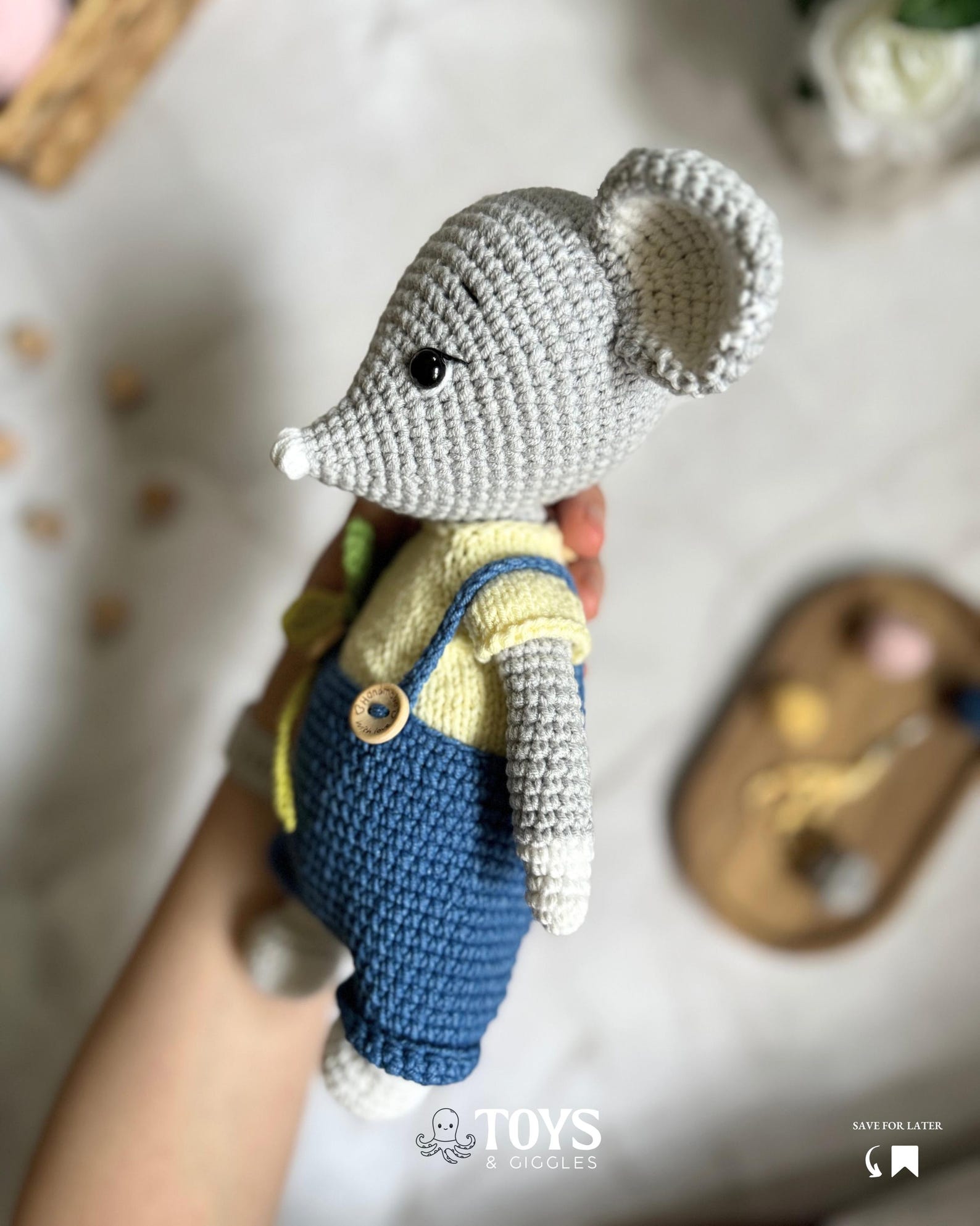 Otto the Mouse Crochet Pattern – Amigurumi Toy PDF (english Digital ...