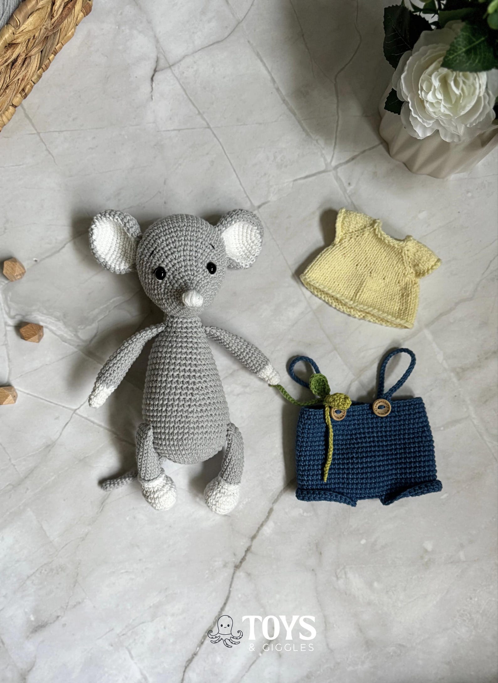Otto the Mouse Crochet Pattern – Amigurumi Toy PDF (english Digital ...