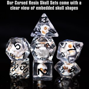 These Dice Are Cursed | 7 Dice RPG Set of "guaranteed" Cursed Dice ...