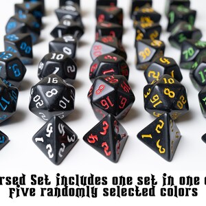 These Dice Are Cursed 7 Dice RPG Set of guaranteed Cursed Dice Great ...