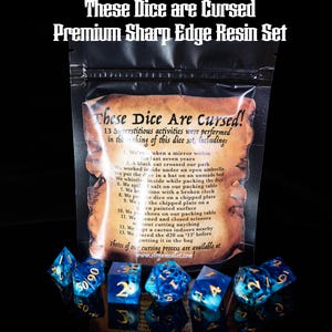 These Dice Are Cursed | 7 Dice RPG Set of "guaranteed" Cursed Dice ...