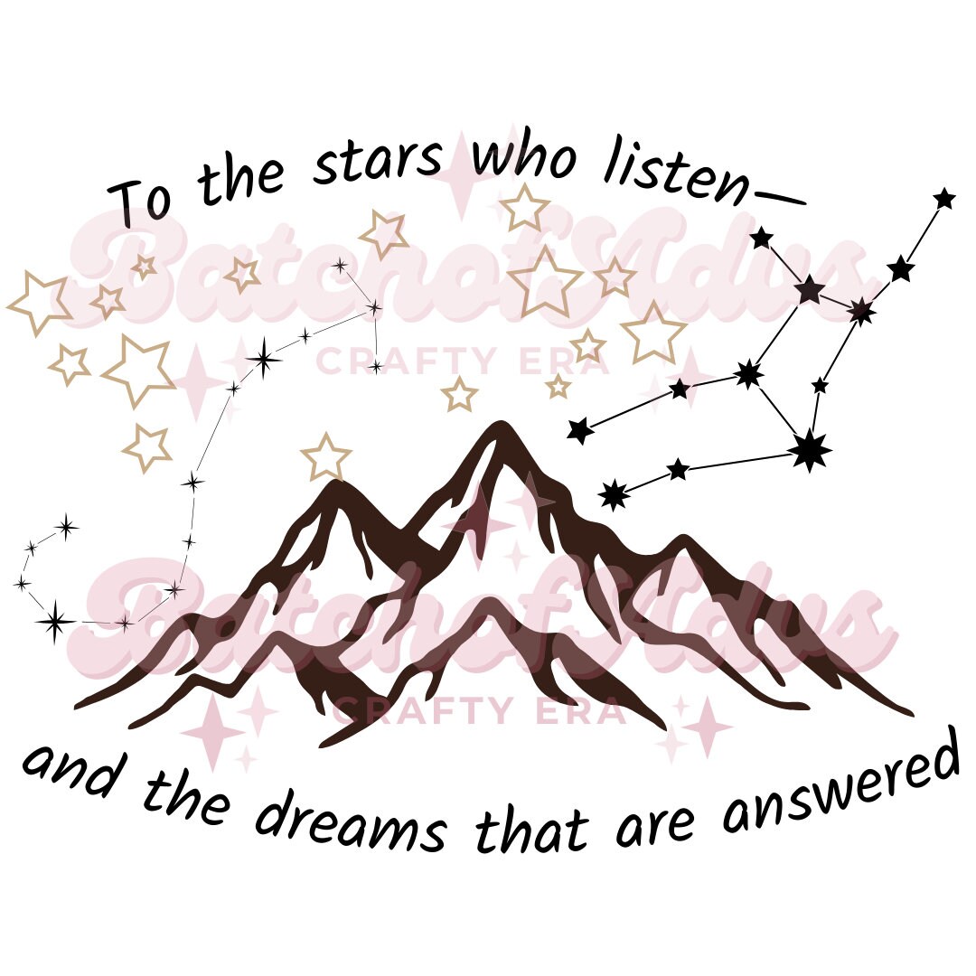 Velaris City of Starlight SVG A Court of Mist and Fury Stars Who Listen ...