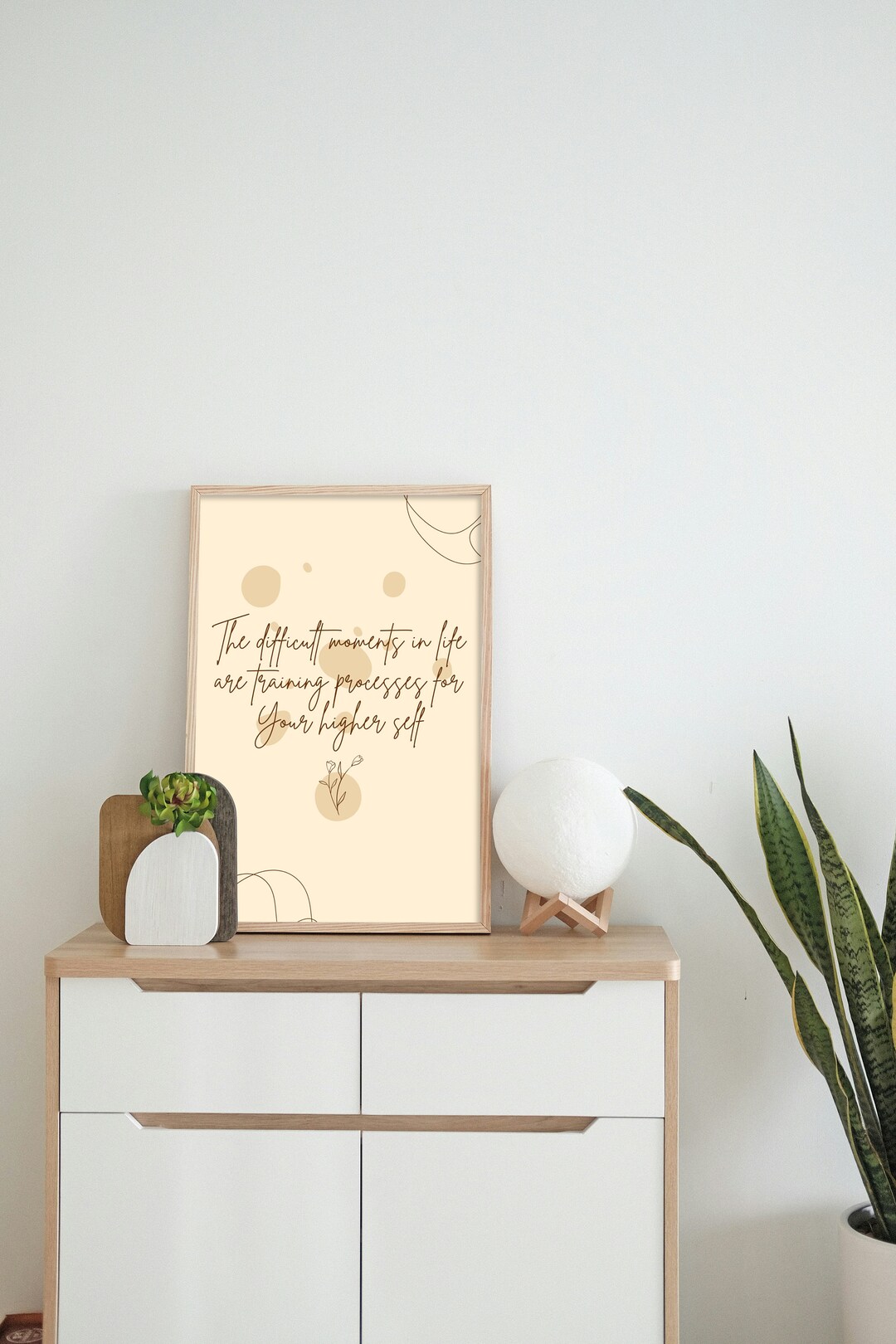 Higher Self Motivational Wall Art | Instant Printable - Etsy