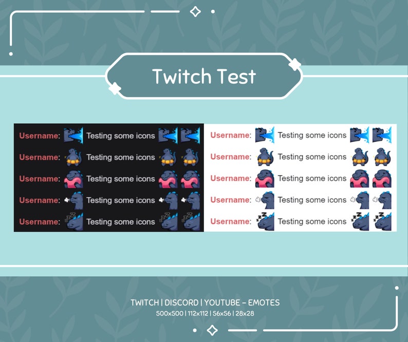Godzilla Emote Pack 1 | Kaiju Godzilla Emotes for Twitch, Discord ...