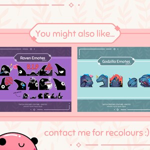 ANIMATED Raven & Crow Emote Pack 2 | Blackbird Emotes for Twitch ...