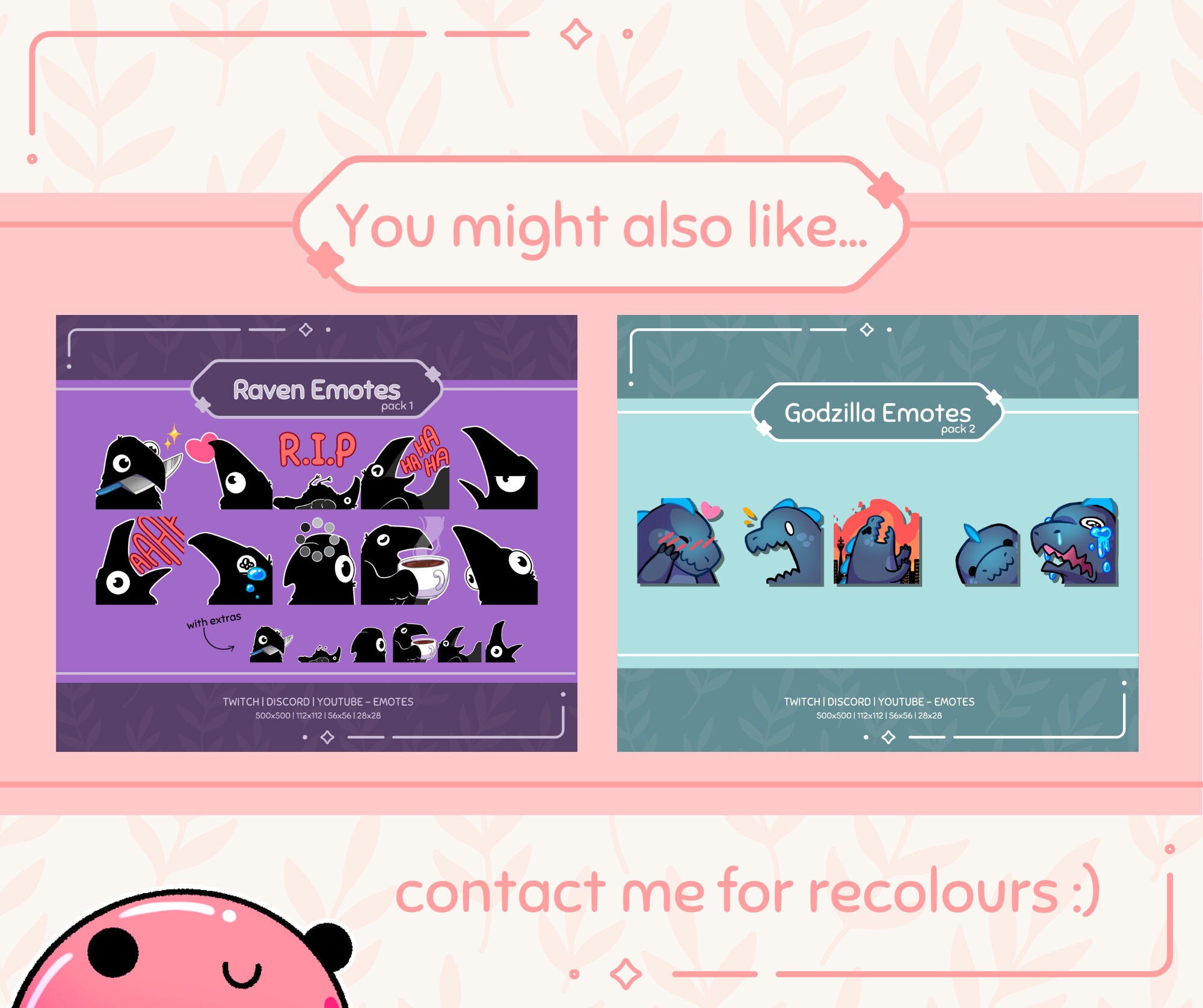 ANIMATED Raven & Crow Emote Pack 2 | Blackbird Emotes for Twitch ...