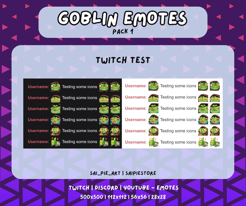 Goblin Emote Pack | Gobbo Emotes for Twitch, Discord, Youtube - Etsy