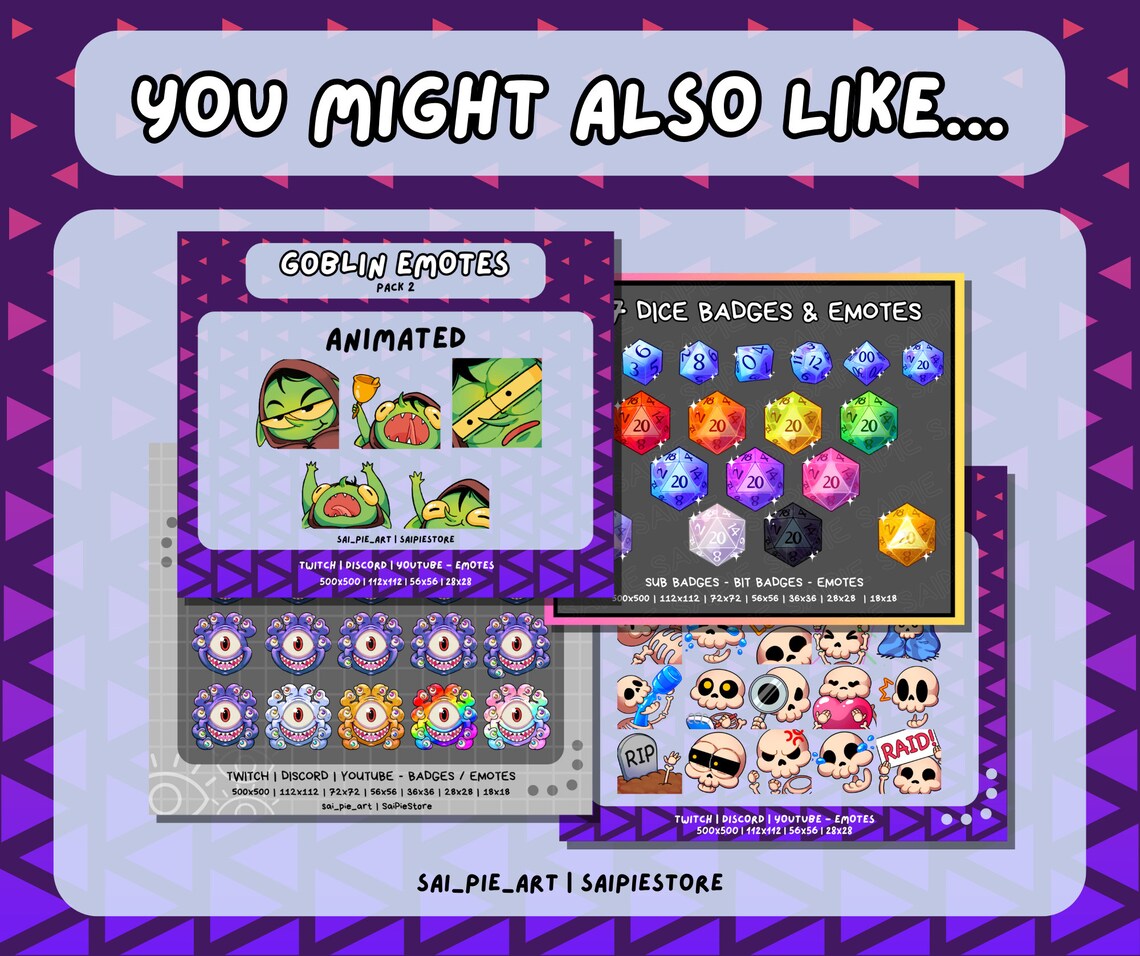 Goblin Emote Pack | Gobbo Emotes for Twitch, Discord, Youtube - Etsy